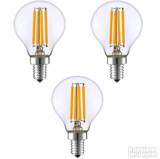 Edison sijalice E14 2700K 4W 3 komada - KupujemProdajem
