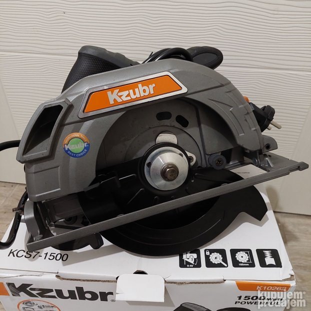 Kzubr elektricni rucni cirkular 1500w - KupujemProdajem