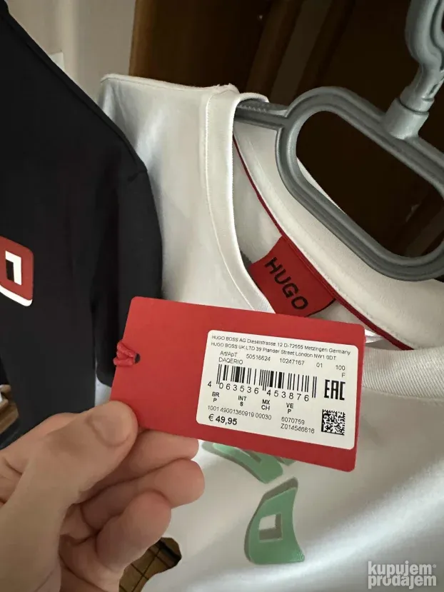 HUGO Daqerio muske majice [crna, bela] dopuna - KupujemProdajem