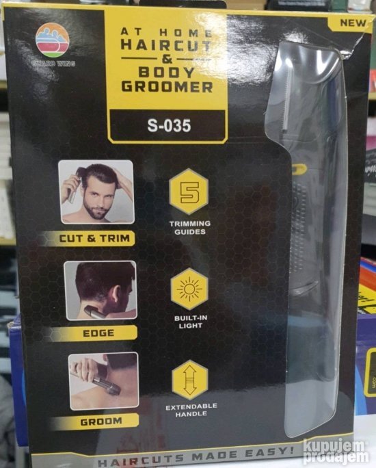 Trimer za muskarce za kosu i telo S-035 - KupujemProdajem