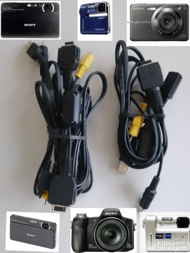 USB Sony kabal za prenos slika fotoaparata na PC - KupujemProdajem