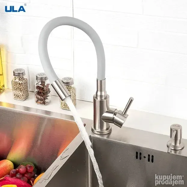 Slavina za sudoperu od inoxa sa gibljivom lulom Bez - KupujemProdajem