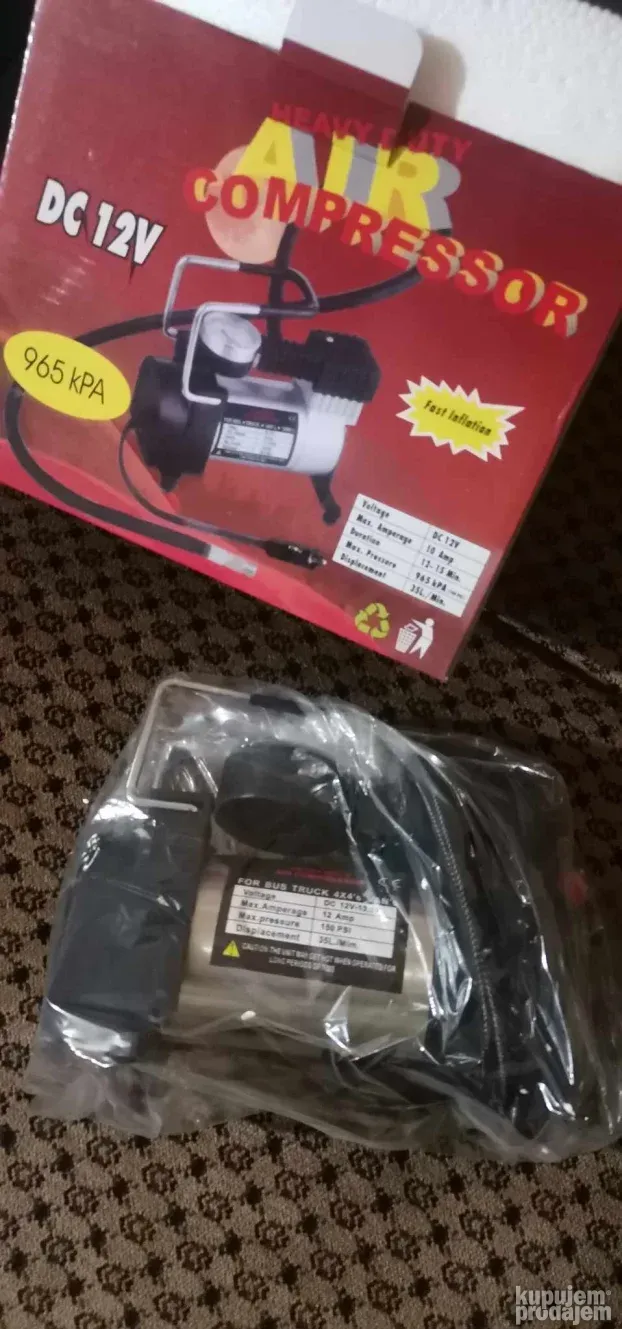Mini Kompresor 12v Jaci Model Novo AKCIJA - KupujemProdajem