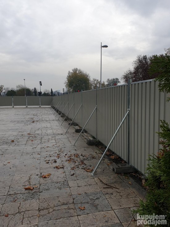 Mobilna ograda za gradilište-koncerte - KupujemProdajem