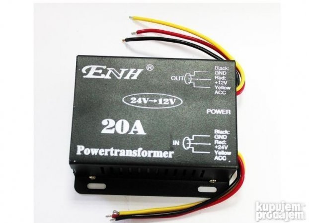 Pretvarač sa 24V na 12V - KupujemProdajem