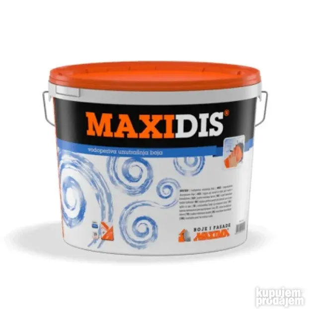 Maxidis 15L puna disperzija za krecenje bela - KupujemProdajem
