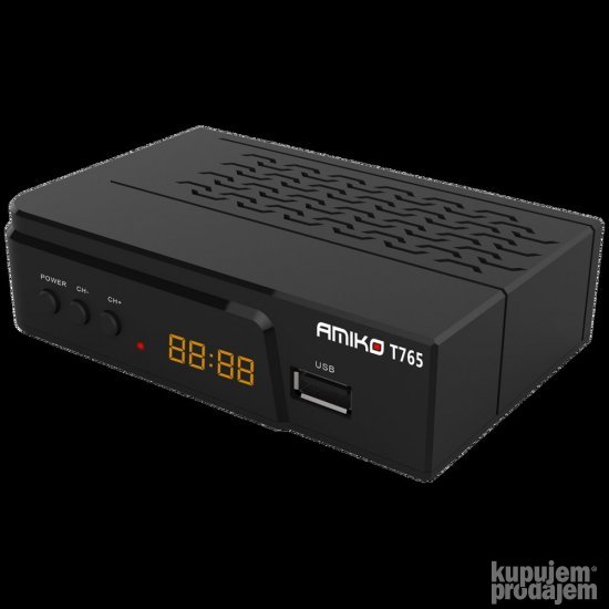 H.265 HEVC DVB-T2 Amiko T765 digitalni zemaljski prijemnik - KupujemProdajem