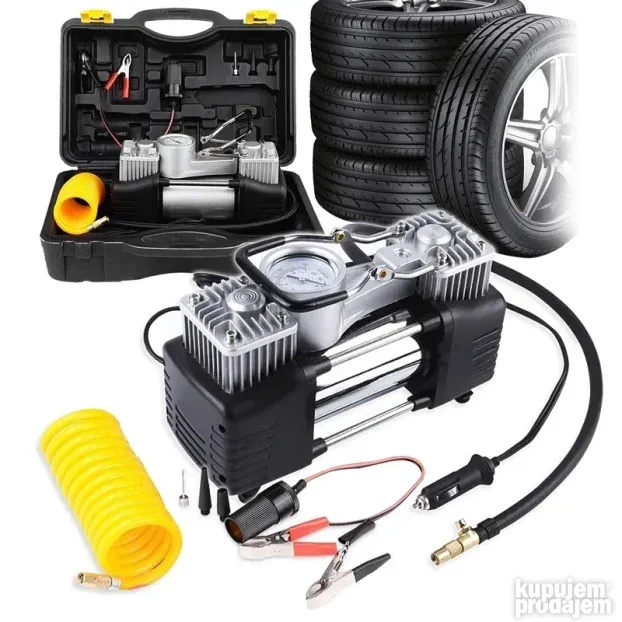 Vulkanizerski set sa kompresorom sa dvostrukim cilindrom - KupujemProdajem