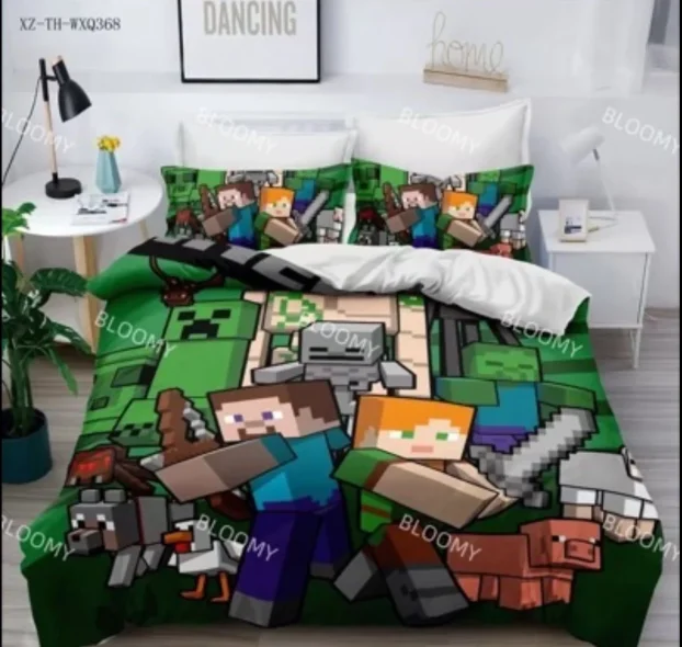 Decija posteljina Minecraft Decije posteljine Minecraft - KupujemProdajem