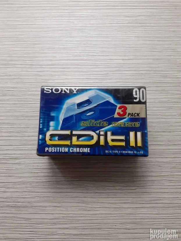 SONY CDit II 90 minuta 3 kom/pak. Position Chrome - KupujemProdajem