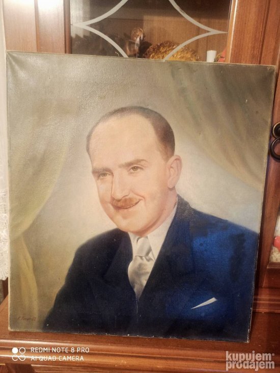 Portret coveka koji je stvorio wolt Diznilend-50x40cm - KupujemProdajem