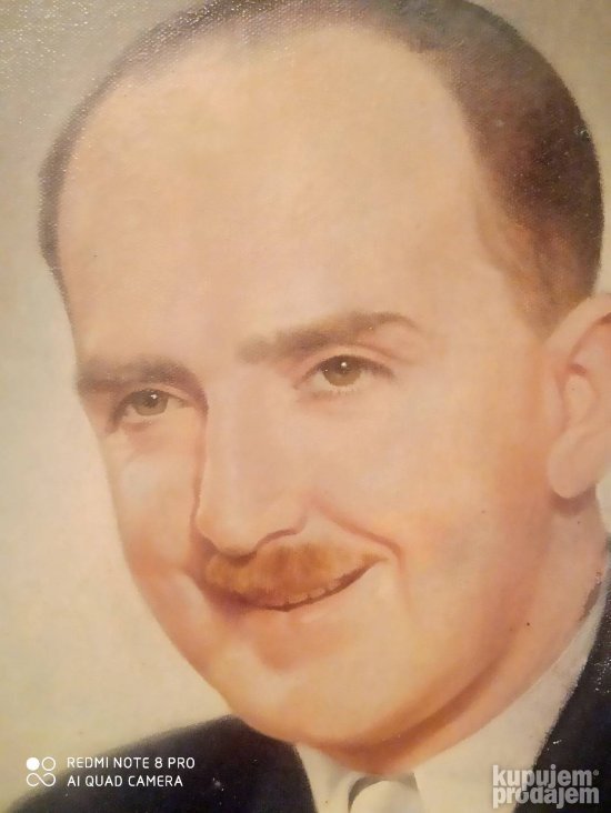 Portret coveka koji je stvorio wolt Diznilend-50x40cm - KupujemProdajem