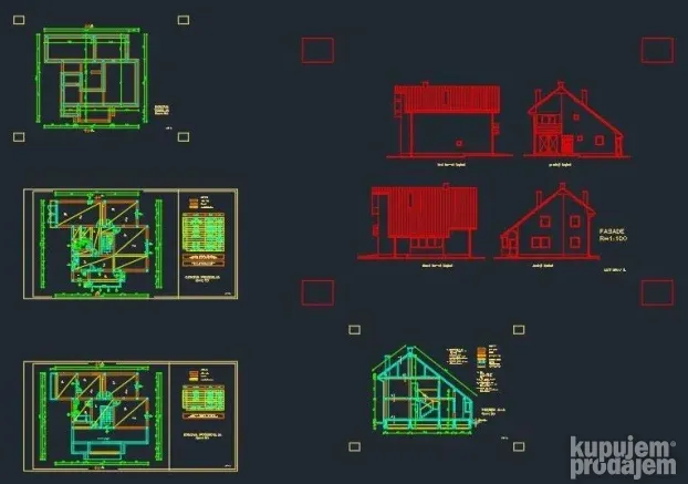Arhitektonski projekti - Auto CAD - KupujemProdajem
