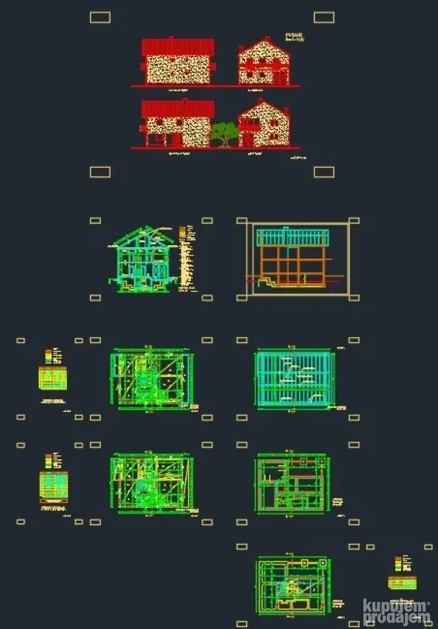 Arhitektonski projekti - Auto CAD - KupujemProdajem