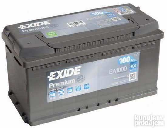 Akumulator 12V100Ah D+ EXIDE Premium - KupujemProdajem
