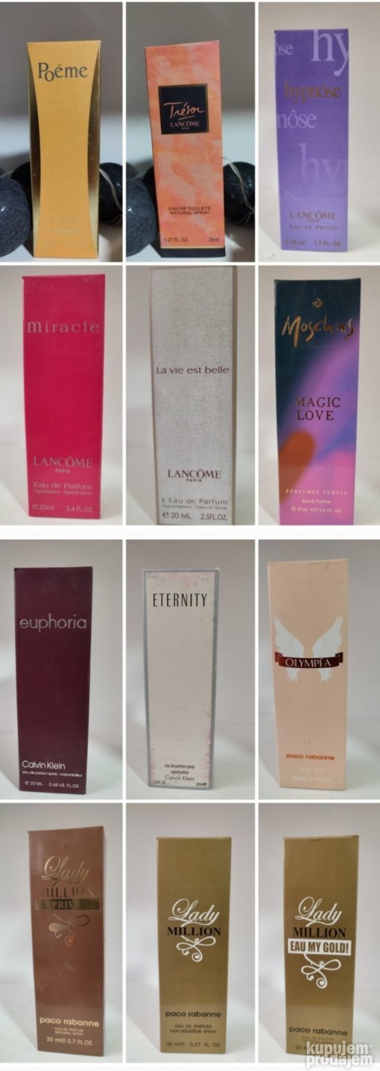 Parfemi 20 ml ženski-testeri originalnih parfema vrhunski - KupujemProdajem