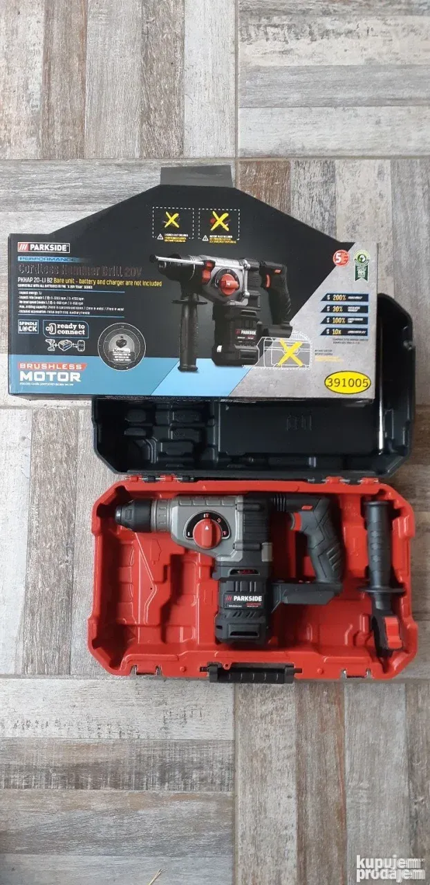 Parkside Performance Aku Udarna Busilica Stemalica Hilti - KupujemProdajem