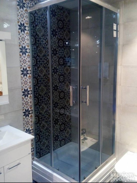 Tus kabina 80x80 grey staklo - KupujemProdajem