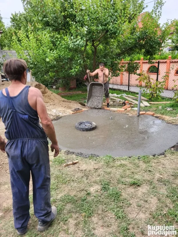 Kopanje zidanje septicke jame Septicka jama - KupujemProdajem