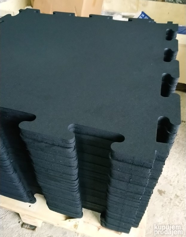 Gumen pod za teretane-gumeni pod 15mm-podne obloge-Novo! - KupujemProdajem