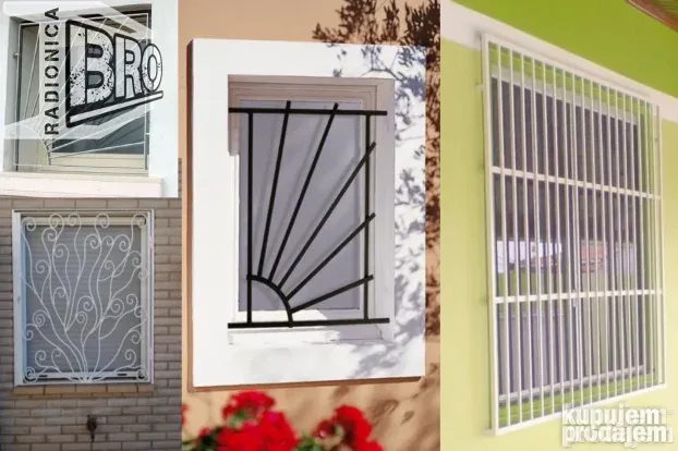Prozorke zaštitne rešetke, sigurnosne rešetke za vrata. - KupujemProdajem
