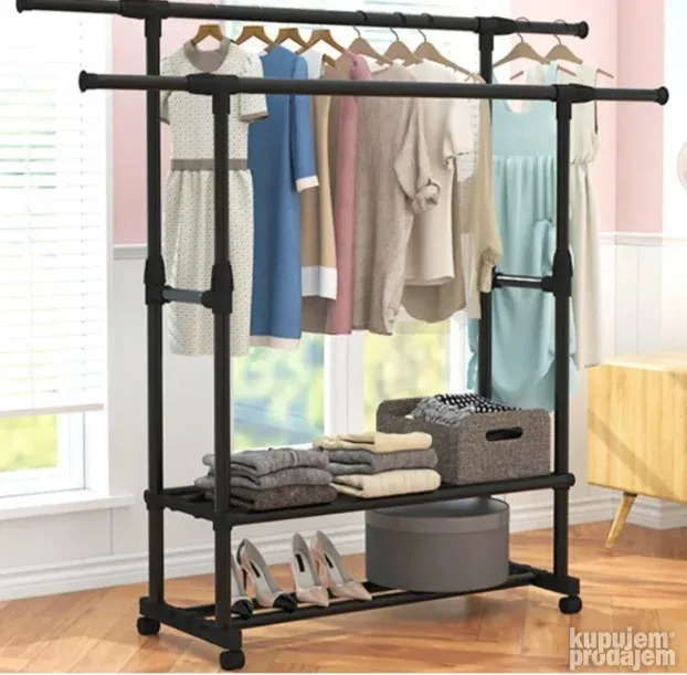 Stalak za odecu Stender Vesalica za odecu Civiluk Polica - KupujemProdajem