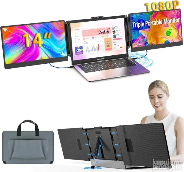 Prenosivi monitori za laptop 14in - KupujemProdajem