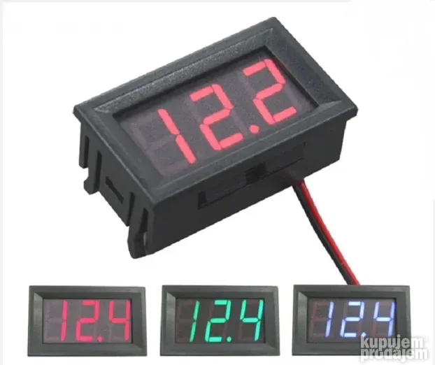 Voltmetar - merenje jednosmernog napona 5-100V - KupujemProdajem