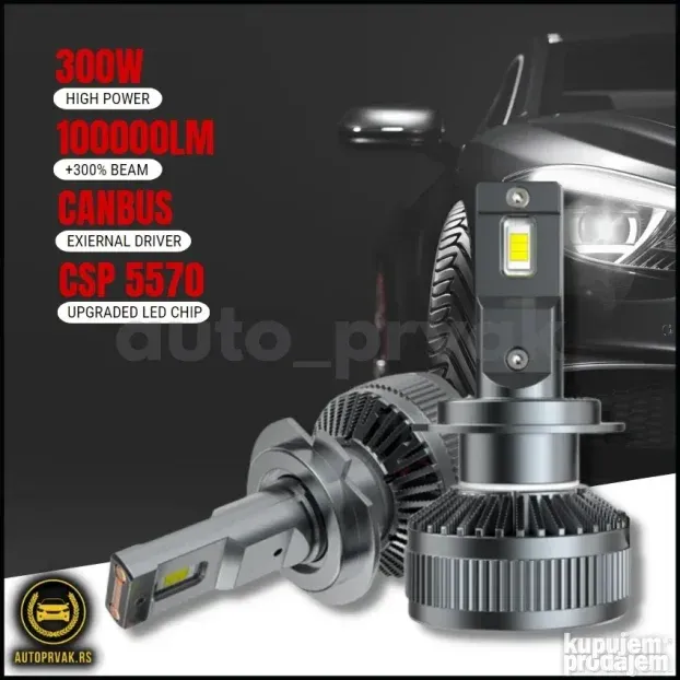 LED H7 sijalice CSP LED čip CANBUS - KupujemProdajem
