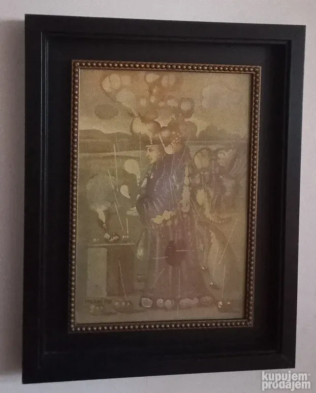 Mihajlo Djokovic Tikalo, akrvarel iz 1981' - KupujemProdajem