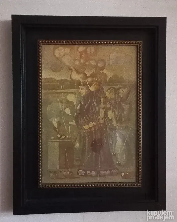 Mihajlo Djokovic Tikalo, akrvarel iz 1981' - KupujemProdajem