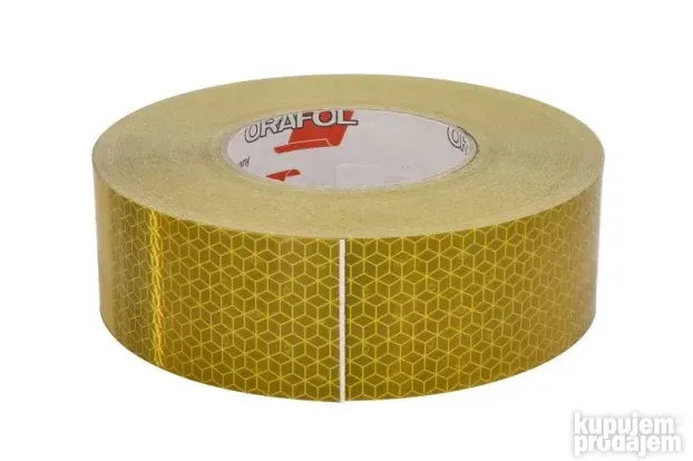 Reflektujuca traka zuta 50 m - KupujemProdajem