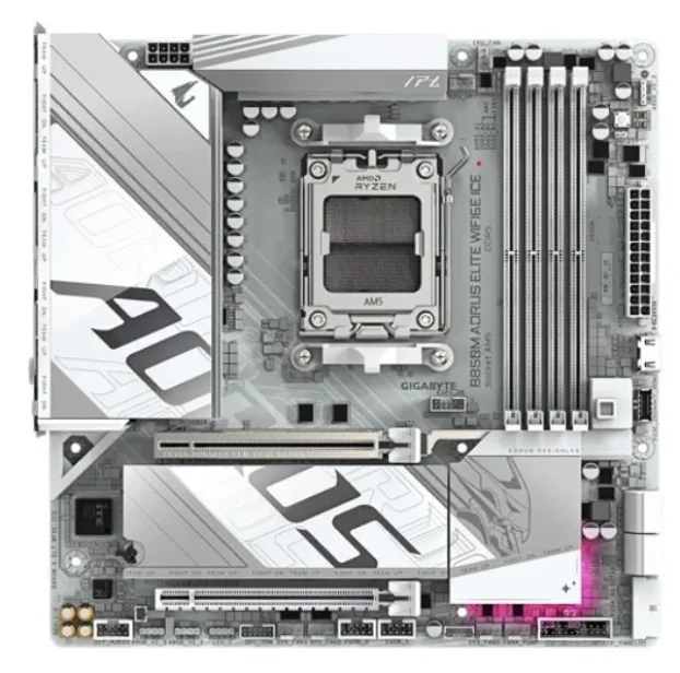 Ryzen 5 9600X Gigabyte B850M AORUS ELITE WIFI6E ICE - KupujemProdajem