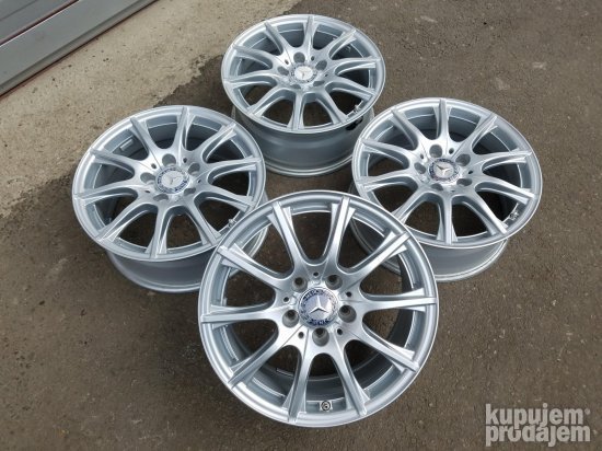 Mercedes alu felne 16 5x112 ORIGINAL A B C CLA V Vito Vaneo ...