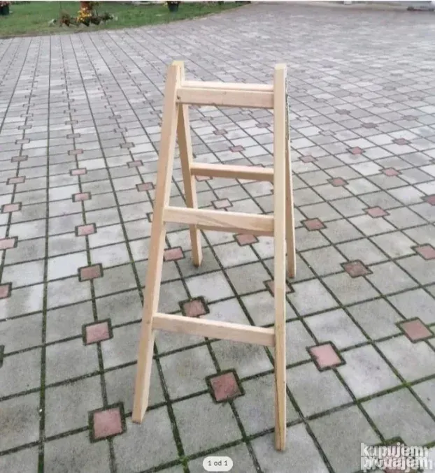 merdevine drvene 3 gazista Sve od lipe se izradjuje cena 350 ...