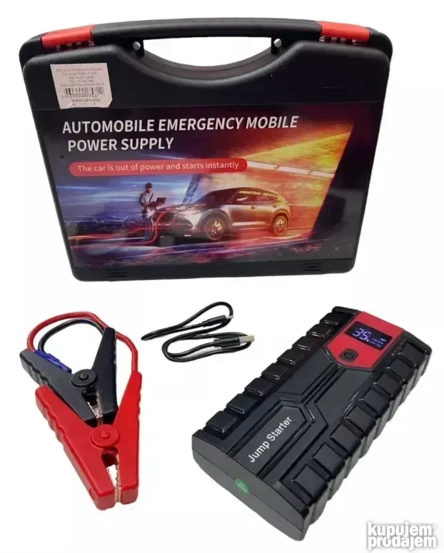 NOVO! Jump starter za paljenje automobila powerbank baterija - KupujemProdajem