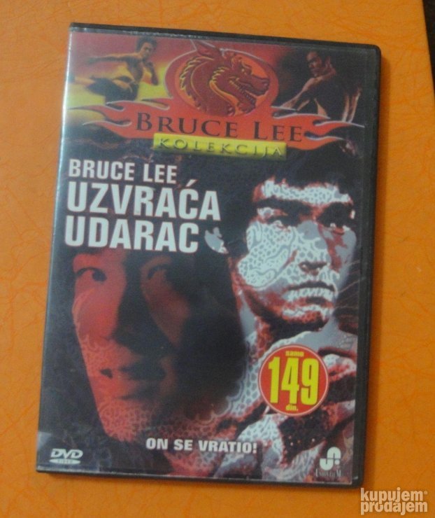 Bruce Lee uzvraća udarac Brus li DVD - KupujemProdajem