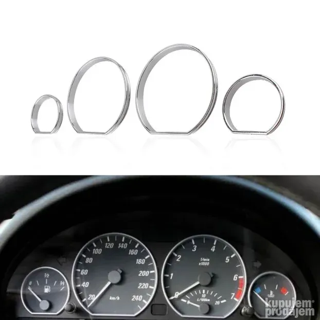 NOVO BMW E46 prstenovi instrument table KM sata - KupujemProdajem