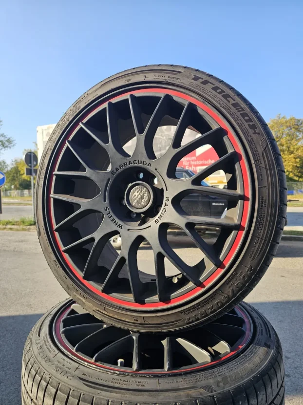Alu felne 17" 4x100 4x108 barracuda karizzma sa gumama - KupujemProdajem