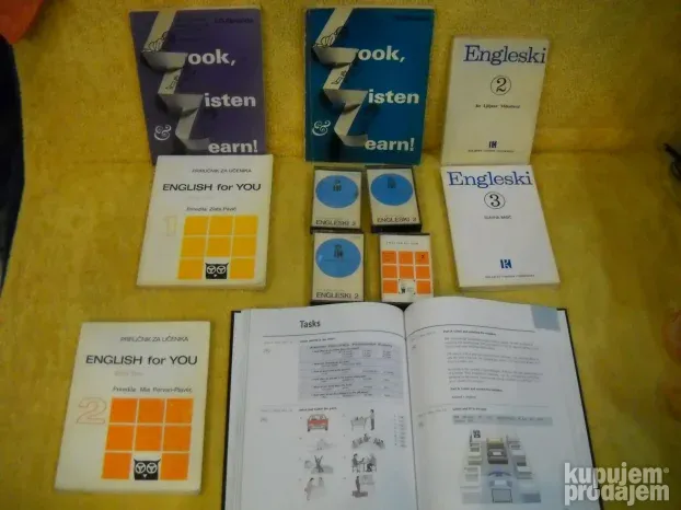 Komplet za učenje engleskog jezika iz 90-tih - KupujemProdajem