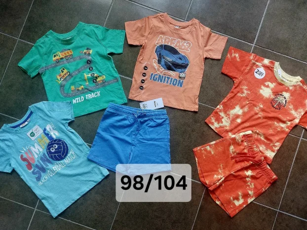 Letnji paket za dečaka: majice-šorcevi-farmer-92-98-104-110 ...