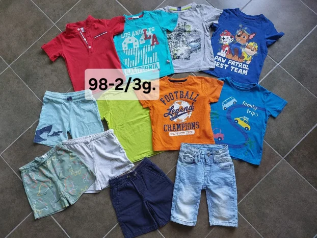 Letnji paket za dečaka: majice-šorcevi-farmer-92-98-104-110 ...
