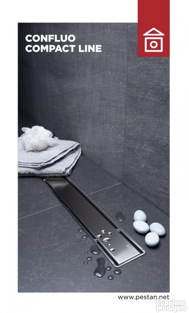 Linijski slivnik Confluo Compact Line Peštan - KupujemProdajem