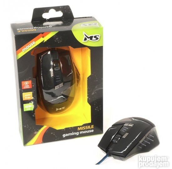 Mis Za Kompijuter MS MISSILE Gaming Mouse - KupujemProdajem
