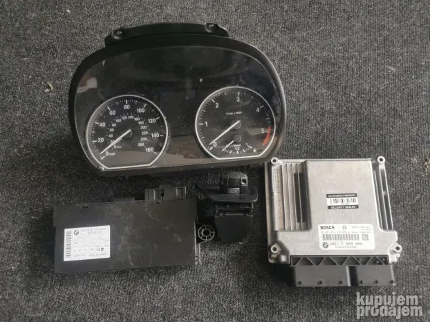 Motorni računar set BMW E60 520 2.0 D BOSCH 0281014238 - KupujemProdajem