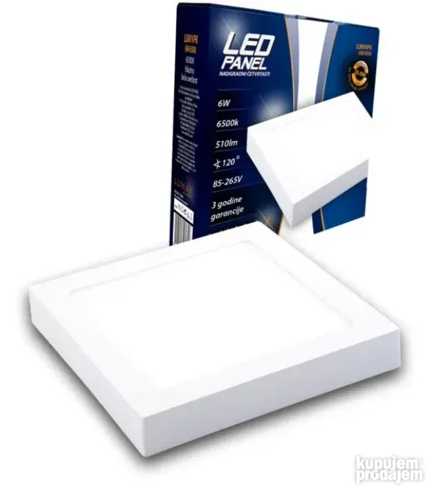 LED panel nadgradni kocka - 18W 6500 - KupujemProdajem