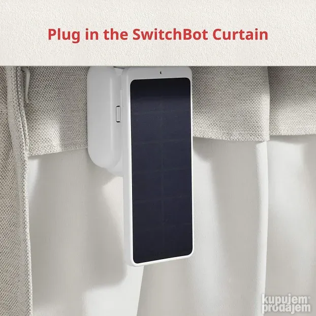 SwitchBot Solar Panel za SwitchBot Curtain (Beli) - KupujemProdajem