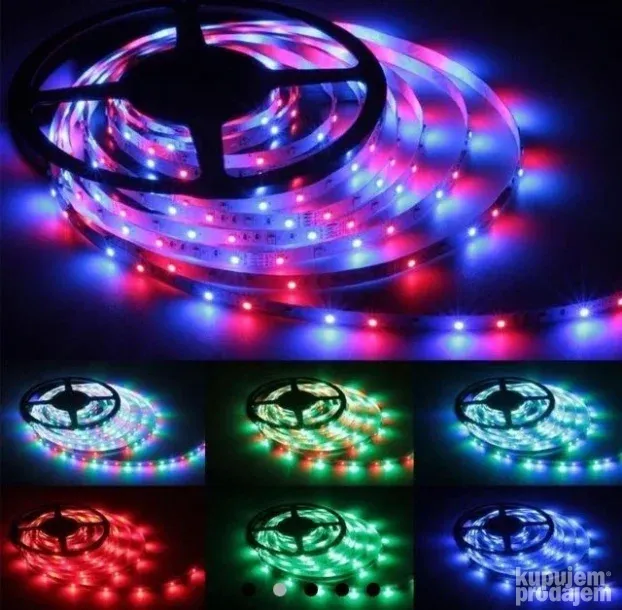 LED traka 5m RGB traka 5m TRAKA RGB - KupujemProdajem