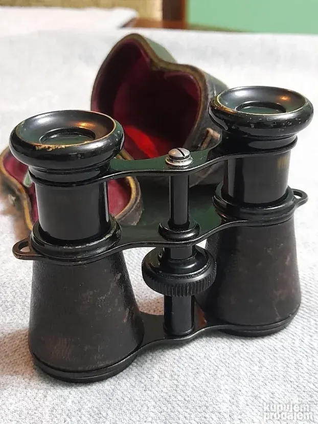 Stari pozorisni dvogled za dame sa kutijom odlican - KupujemProdajem