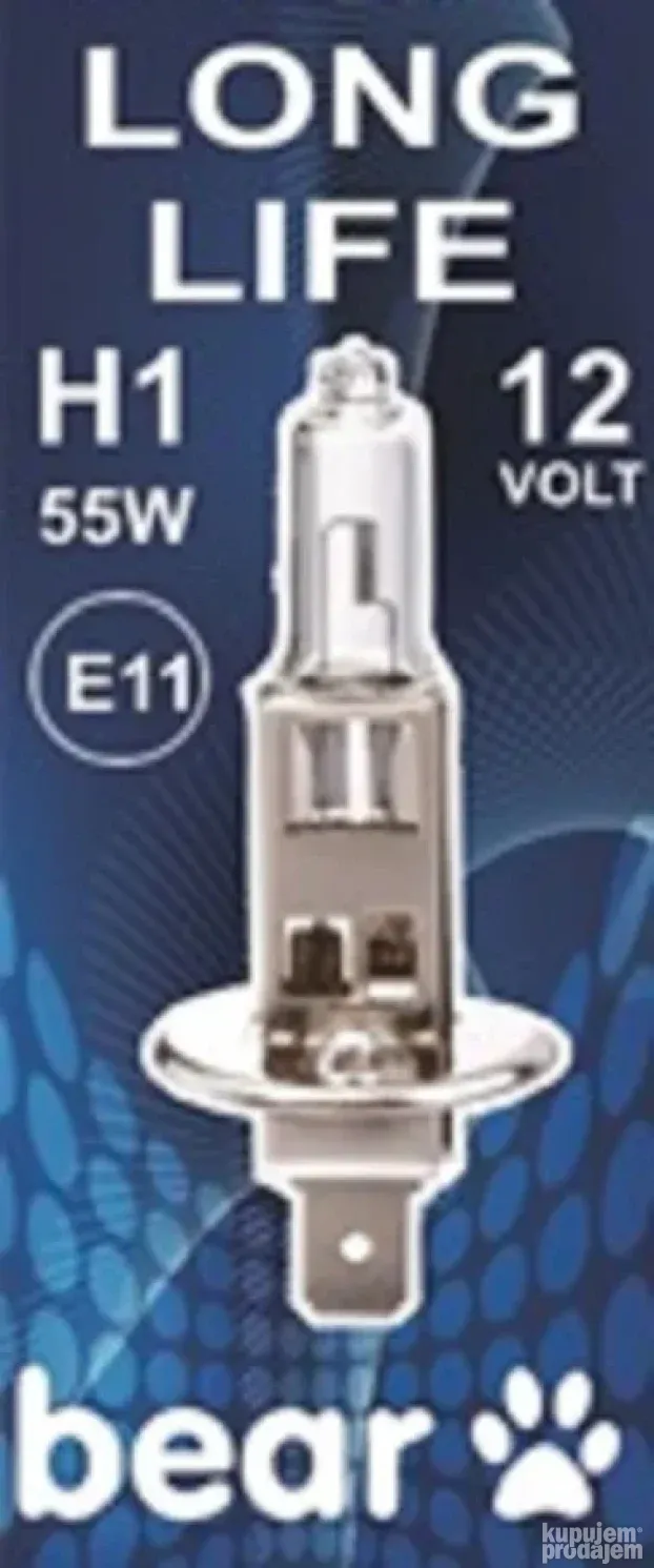 Halogena Sijalica Bear H1 Long Life 12v 55w - KupujemProdajem
